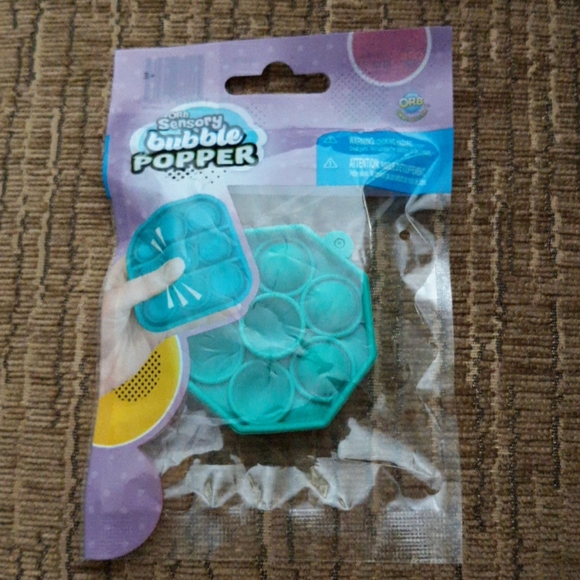 Orb | Toys | 685nwt Orb Sensory Bubble Mini Popper Aqua Octagon | Poshmark
